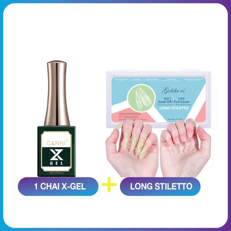 Bộ CANNI XGEL System Nhọn Dài | Shopee Việt Nam