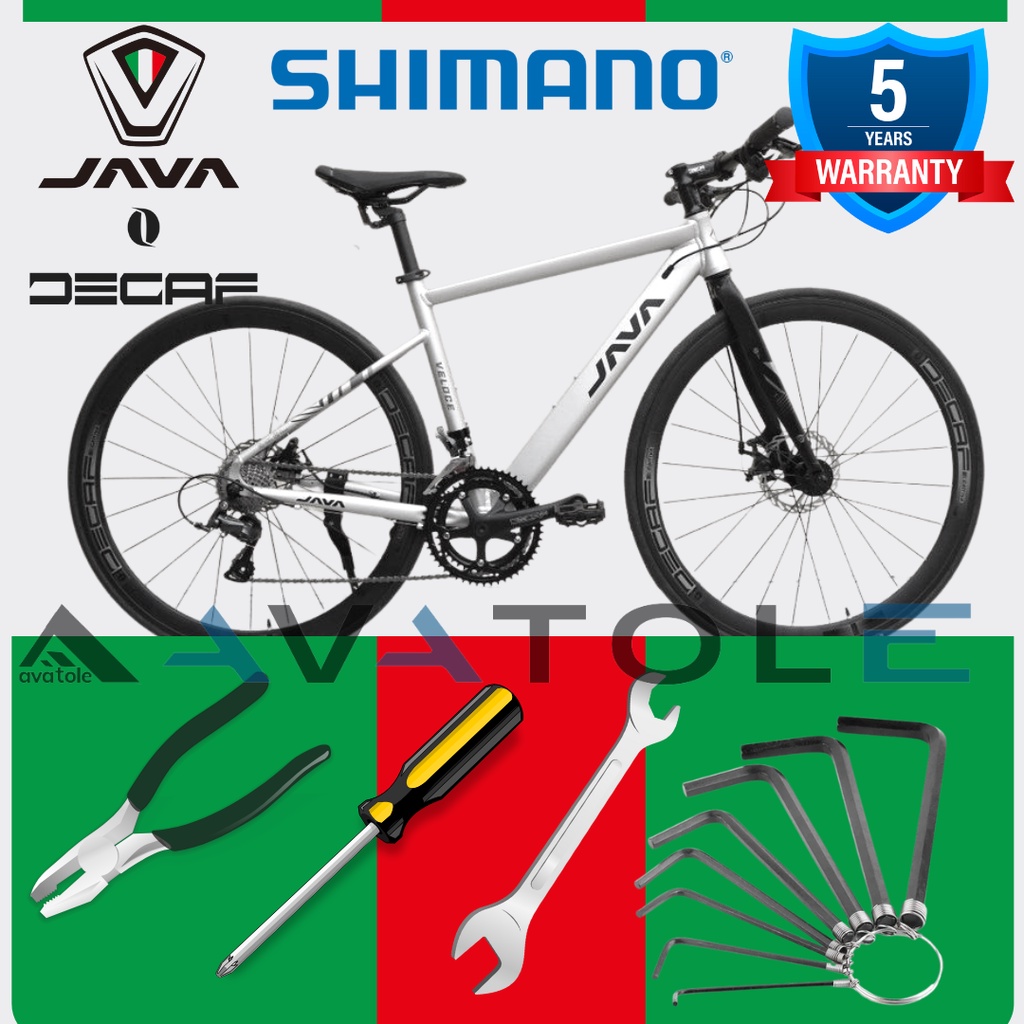 Xe đạp touring Java Veloce 3, khung sườn hợp kim nhôm 6061, phanh đĩa ...