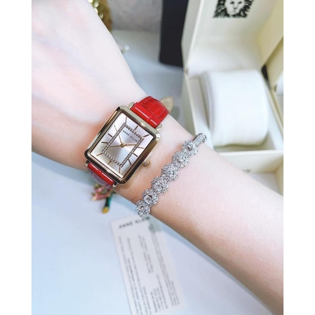 Đồng hồ nữ Anne Klein AK/3820 24mm dây da đủ màu. | Shopee Việt Nam