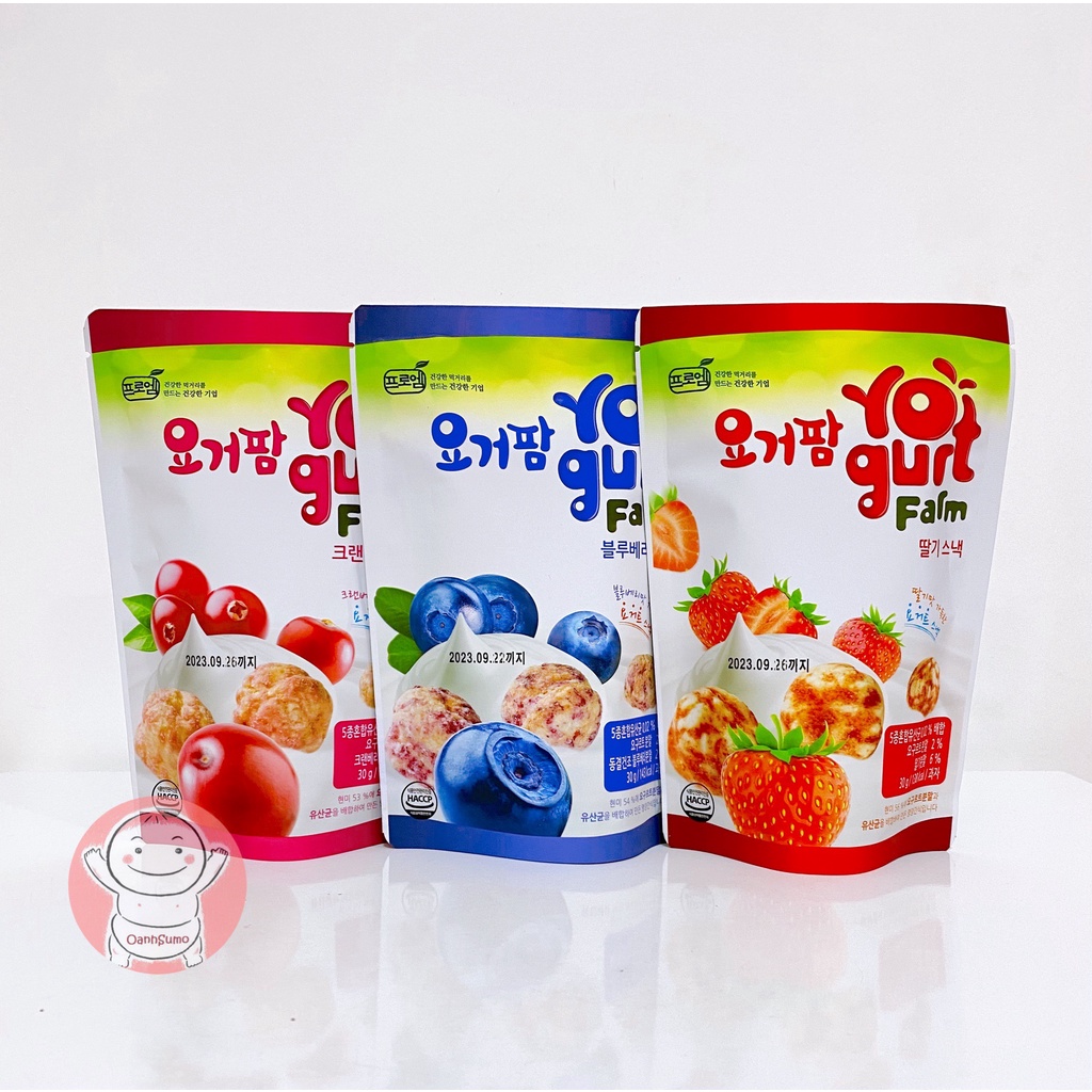 Bánh Snack Sữa Chua Hoa Quả Mom's Care Yogurt Farm Hàn Quốc (date T10 ...