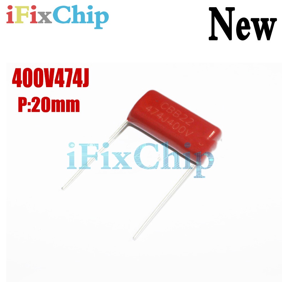 10 CÁI 400V474J 474J400V Pitch 20MM 400V 474J 0.47UF 470NF CBB Tụ điện ...