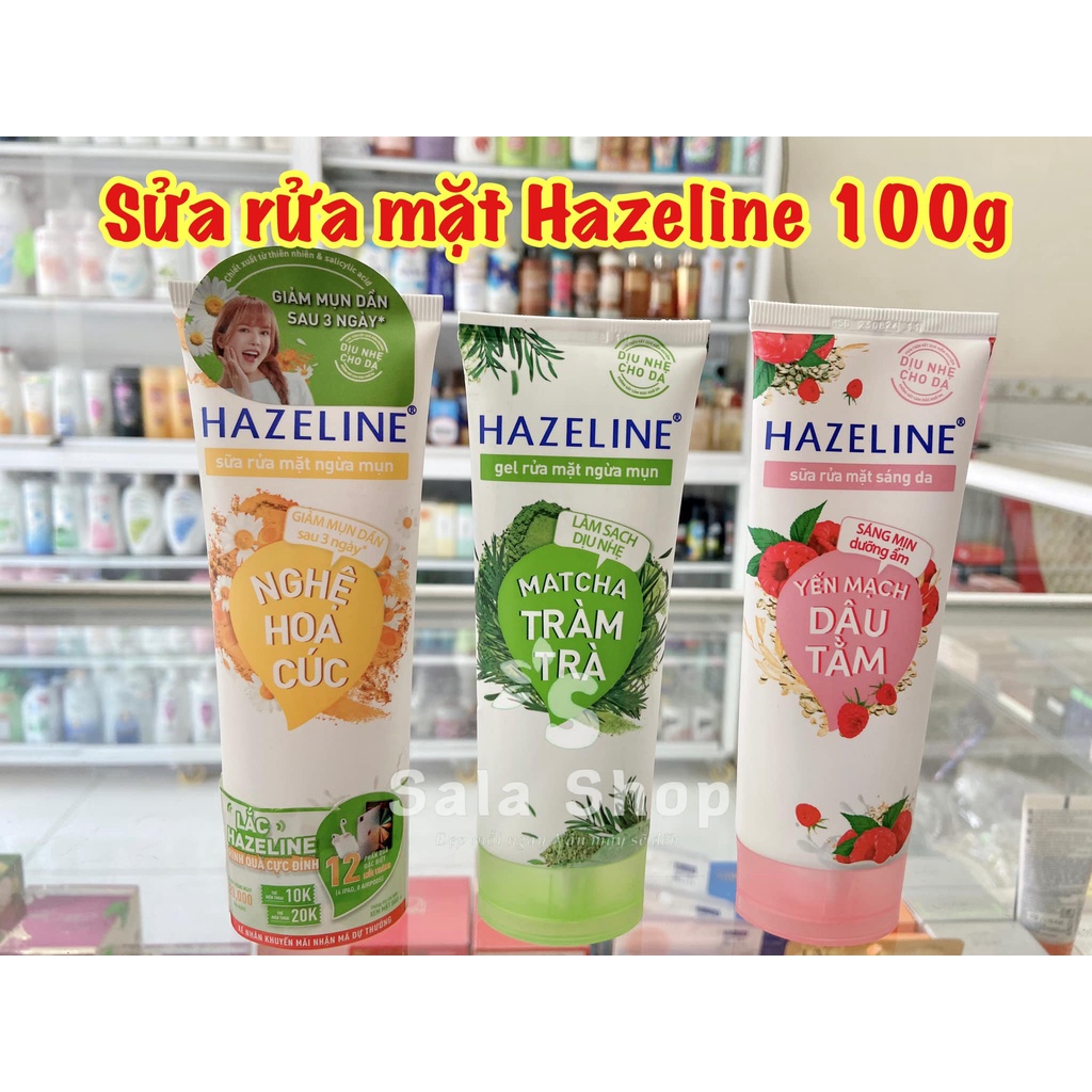 Sửa rửa mặt Hazeline 100G | Shopee Việt Nam