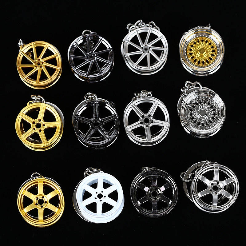 Car Key Ring Modified Rim Rim Wheel Metal Te37 BBS Handbag Pendant ...
