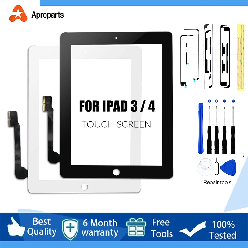 Màn Hình Cảm Ứng LCD Bằng Kính Thay Thế Chuyên Dụng Cho iPad 3 / 4 A1416 A1430 A1403 A1458 A1459 ...