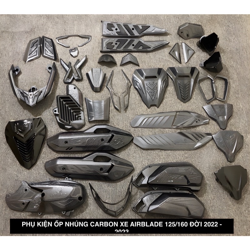 Phụ Kiện Ốp Xe Airblade AB 2022-2023 Mẫu Xe 160/125 Carbon - đồ chơi xe AB 160 Carbon [HÀNG ĐẸP ...