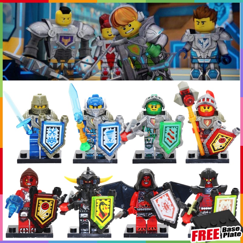 Hiệp Sĩ Nexo Minifigures Lance Richmond Macy Clay Aaron Lavaria Beast ...
