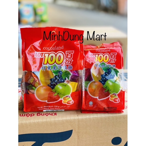 Kẹo dẻo trái cây LOT100 gói 150-320g | Shopee Việt Nam
