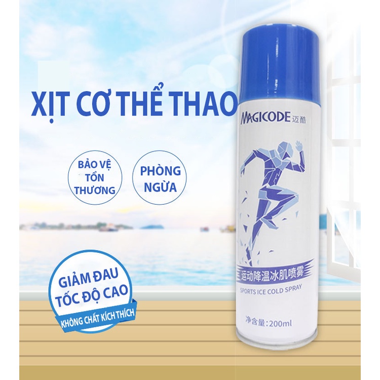 Xịt Lạnh Giảm Đau Thể Thao Magicode - Chai 250ml | Shopee Việt Nam