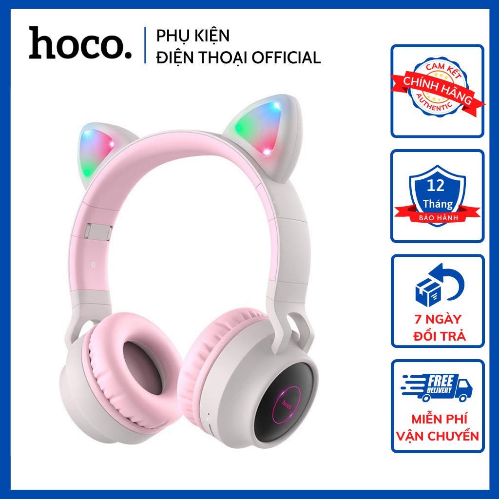 ⚡XẢ KHO⚡Tai nghe chụp đầu bluetooth Hoco W27 Pin 300mAh sử dụng tới 10h ...