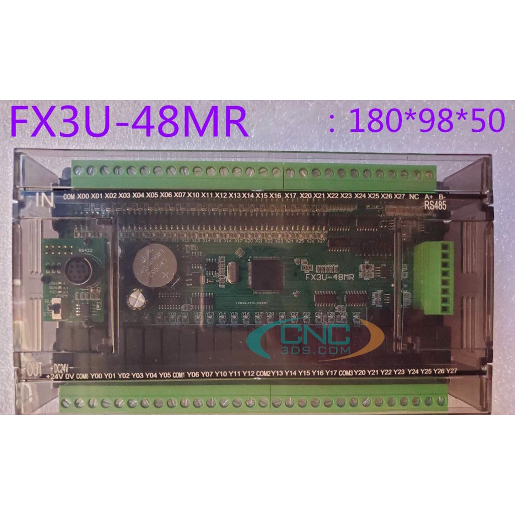 Bộ lập trình PLC FX3U-14MR FX3U-14MT FX3U-24MR FX3U-22MT FX3U-30MR FX3U-32MT FX3U-48MR FX3U-48MT ...