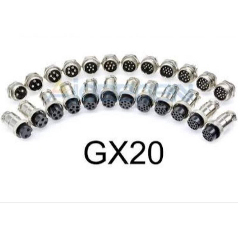 Bộ zắc cắm đực cái GX20/ GX20 mạ loại chất lượng cao | Shopee Việt Nam