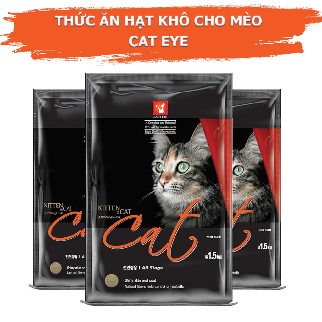 Thức ăn mèo hạt cat eye- cateye-cat's eye túi 1kg. | Shopee Việt Nam