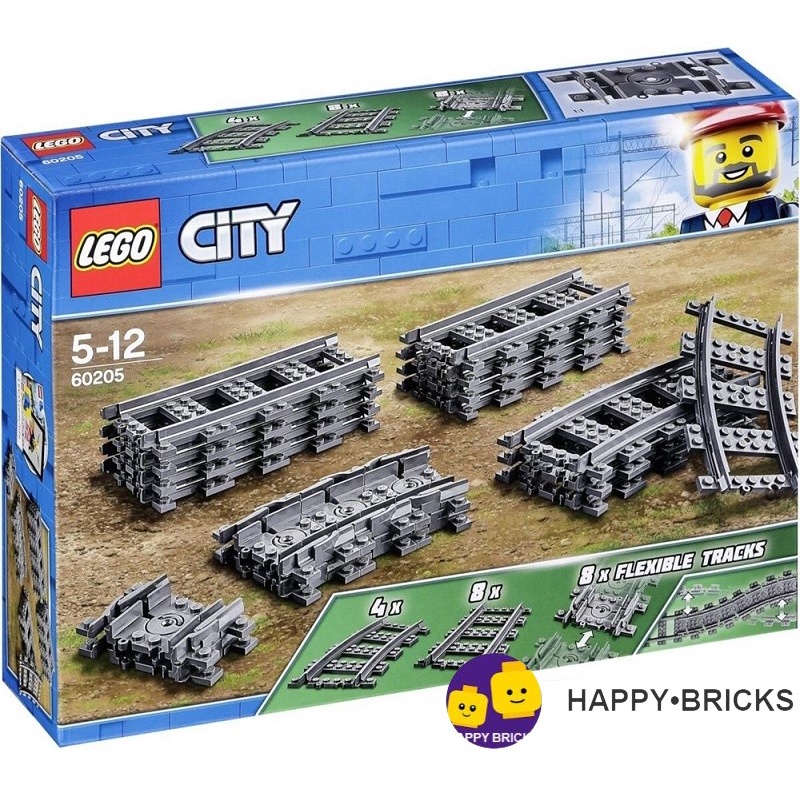 [HAPPY•BRICKS] LEGO CITY - 60205 - TRACKS - ĐƯỜNG RAY XE LỬA | Shopee ...