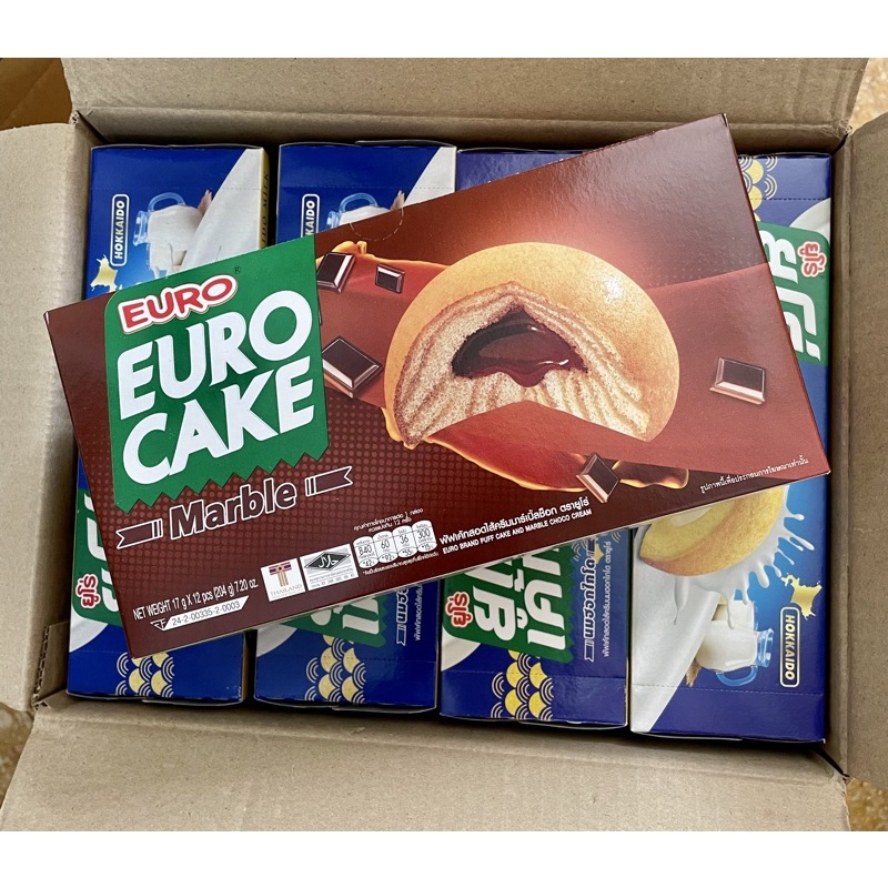Bánh trứng EURO CAKE Thái Lan đủ vị (hộp 12 cái) | Shopee Việt Nam