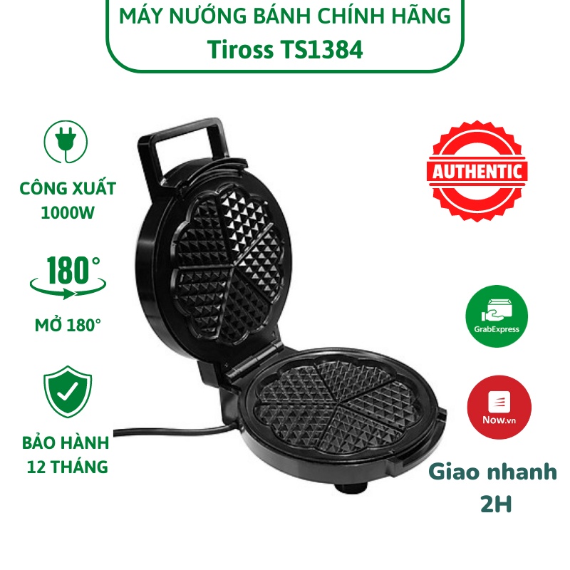 Máy nướng bánh Waffle Tiross TS1384 - Hàng chính hãng, bảo hành 1 năm ...