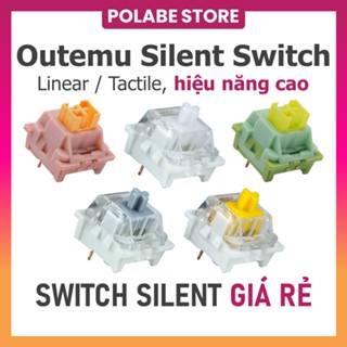Outemu Silent White Silent Gray Yellow linear Tactile Switch Outemu silent peach lemon V3 Công ...