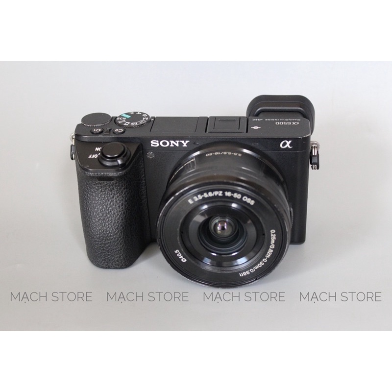 MÁY ẢNH SONY A6500 + LENS KIT 16-50MM F/3.5-5.6 OSS PZ | Shopee Việt Nam