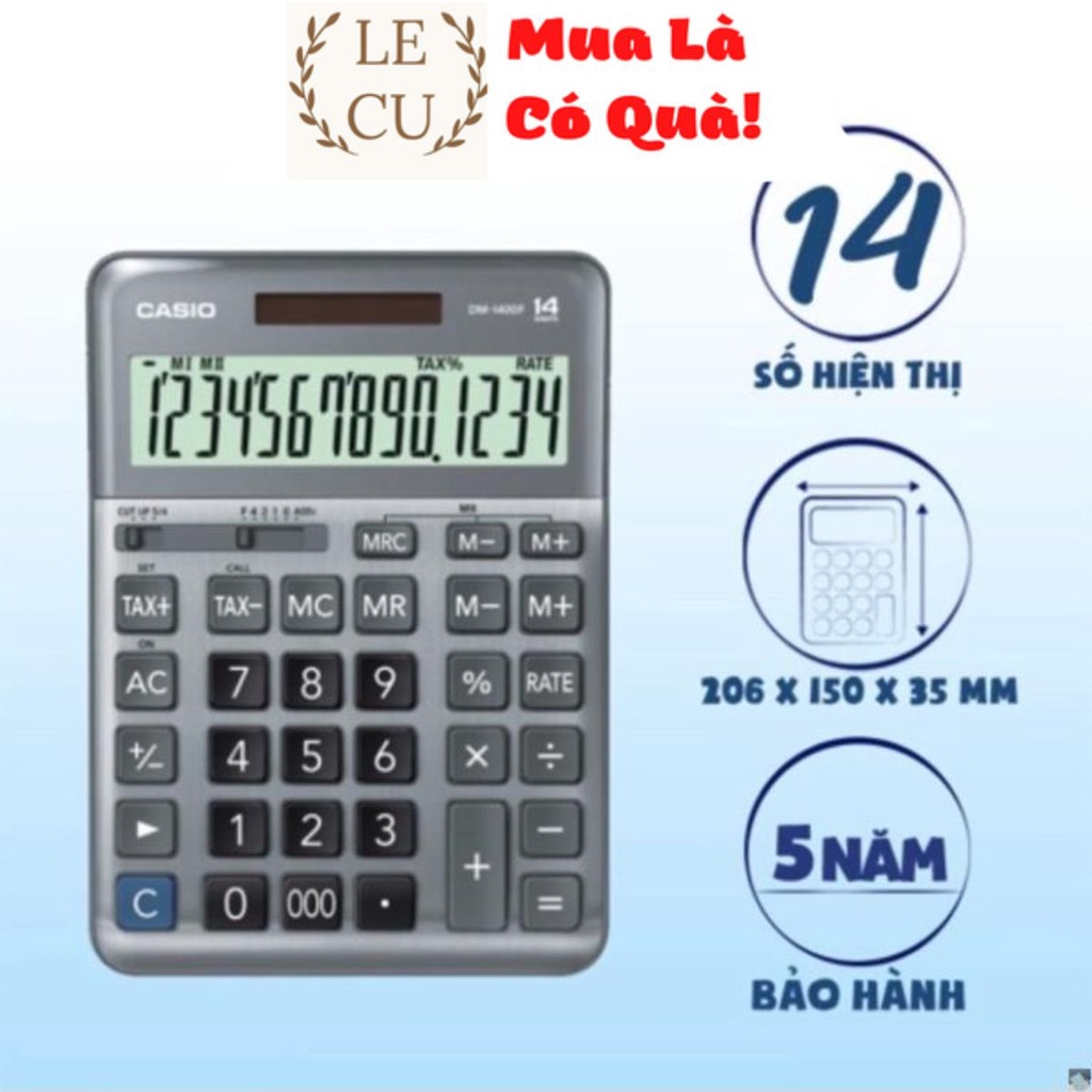 Máy tính Casio DM-1400F . | Shopee Việt Nam