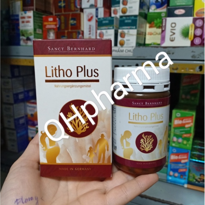Viên uống LITHO PLUS lọ 60 viên bổ sung canxi cho cơ thể | Shopee Việt Nam