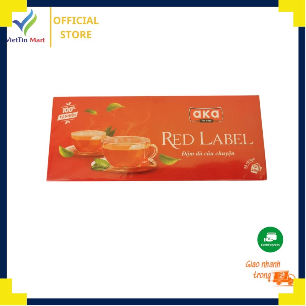 Trà Đen Túi Lọc Aka Red Label Tân Nam Bắc ( 25 túi lọc) | Shopee Việt Nam