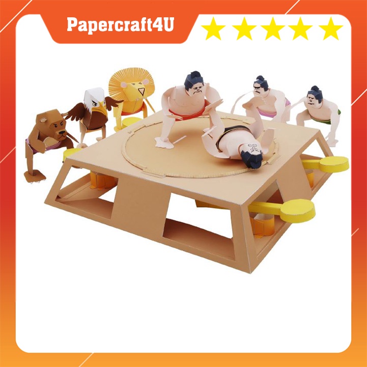 Mô hình giấy 3D Game Sumo Wrestling Game | Shopee Việt Nam