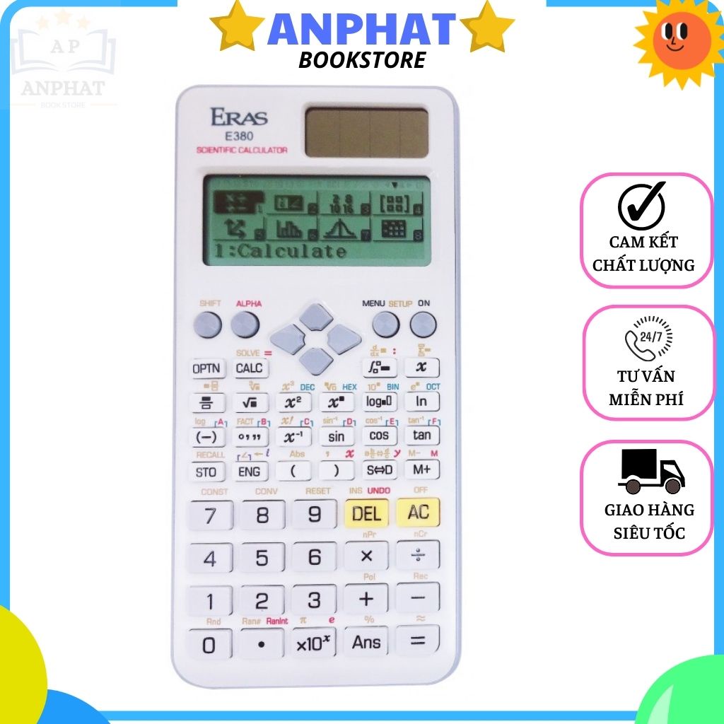 Máy Tính Khoa Học Eras E380 - Máy Tính 552 Chức Năng | Shopee Việt Nam