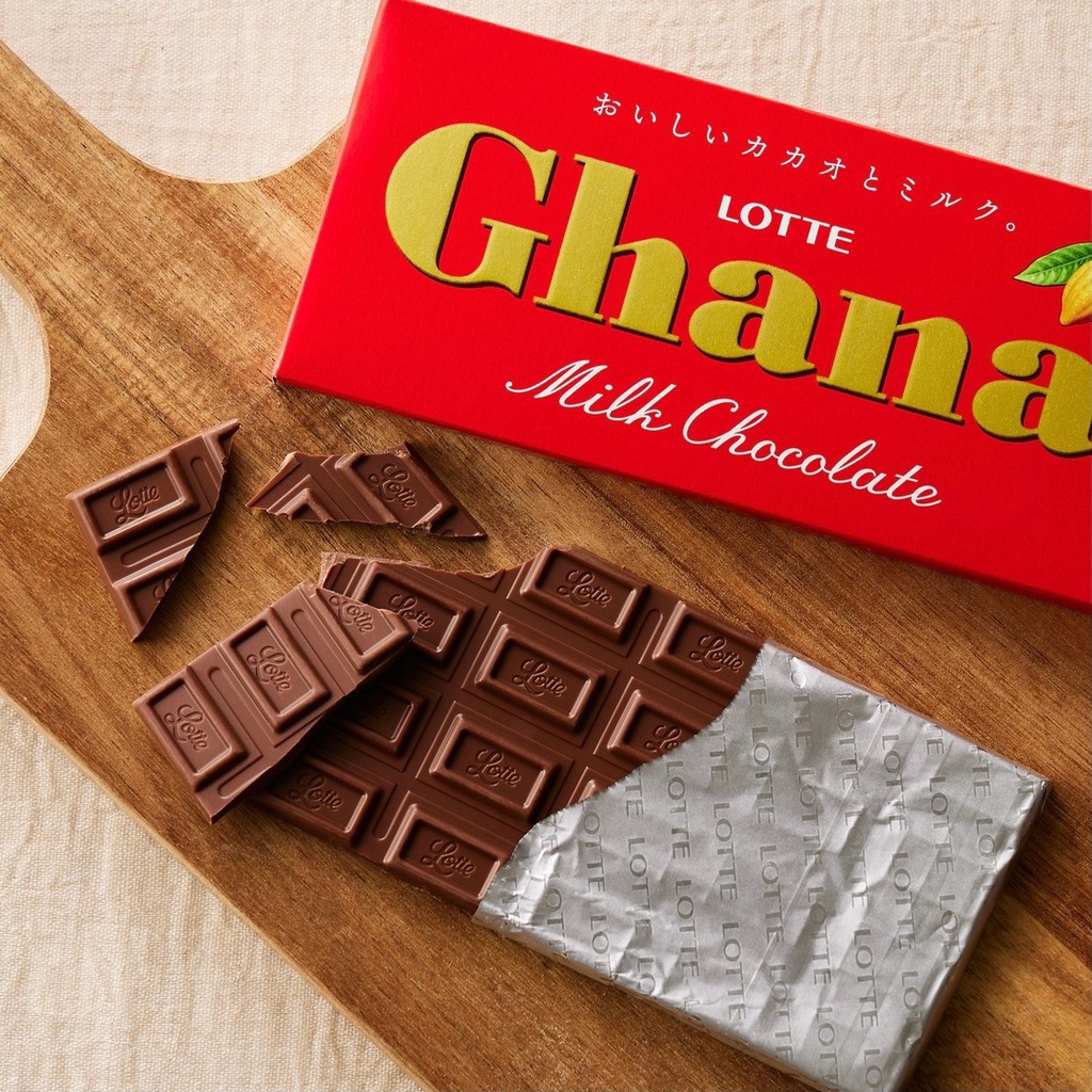 Socola Hàn Quốc Lotte Ghana thanh 70g | Shopee Việt Nam
