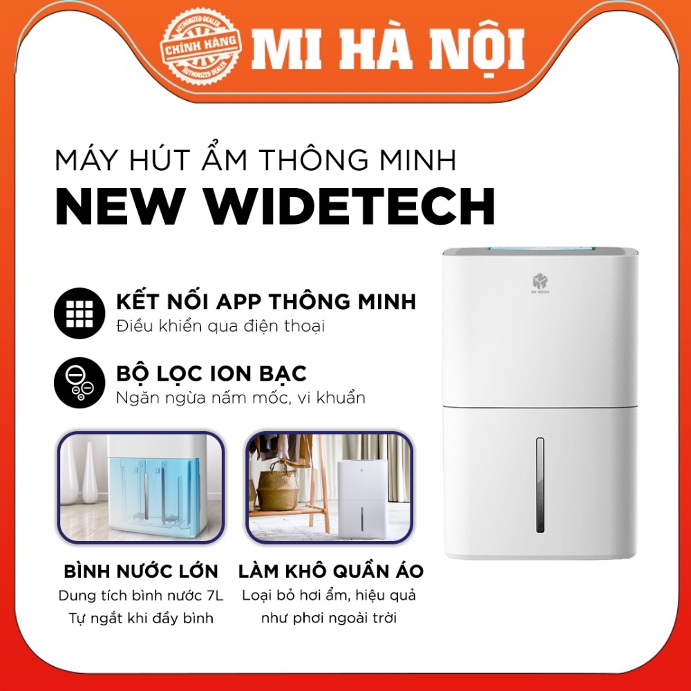 Máy hút ẩm New Widetech 10L / 12L / 18L / 24L / 30L / 60L - Bảo Hành 12 ...