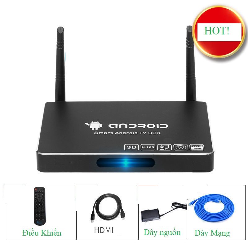 Smart Android TIVI BOX TV box 5G wifi Bluetooth full màn chiếu Netcom ...