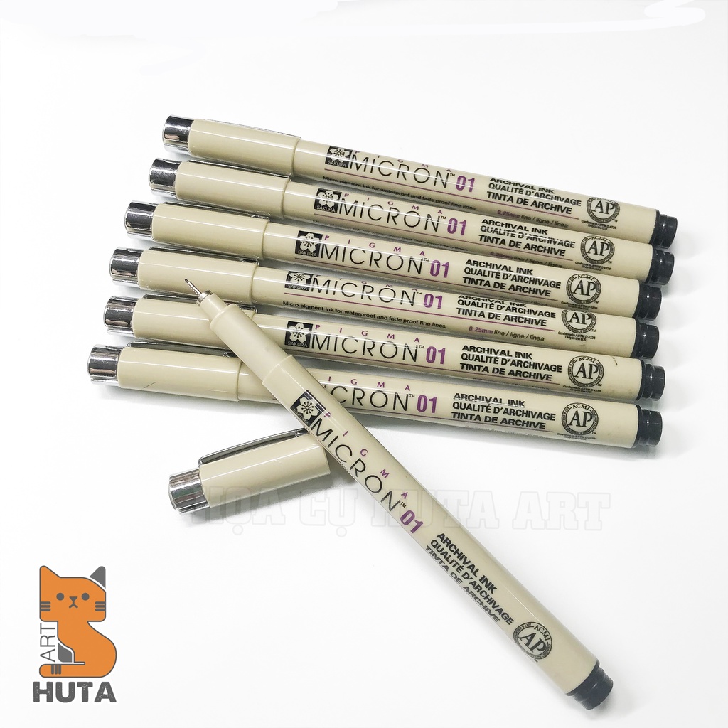 [HutaArt] Bút Line Đi Nét Sakura Pigma Micro Chống Nước | Shopee Việt Nam