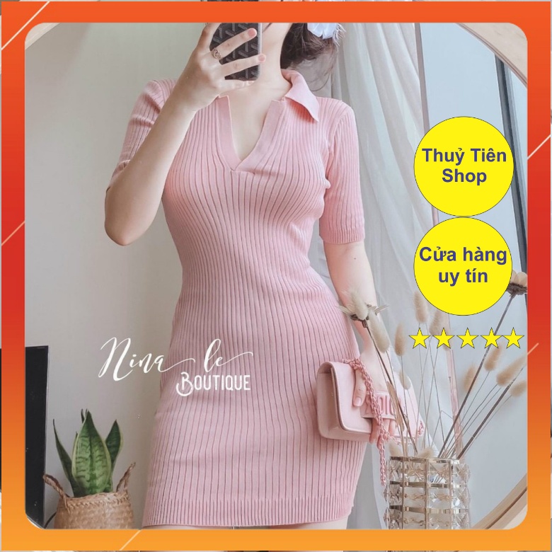 Váy Len Body- Đầm Len Body - Chất Len Tăm Hàng Quảng Châu Mềm Mịn Co ...