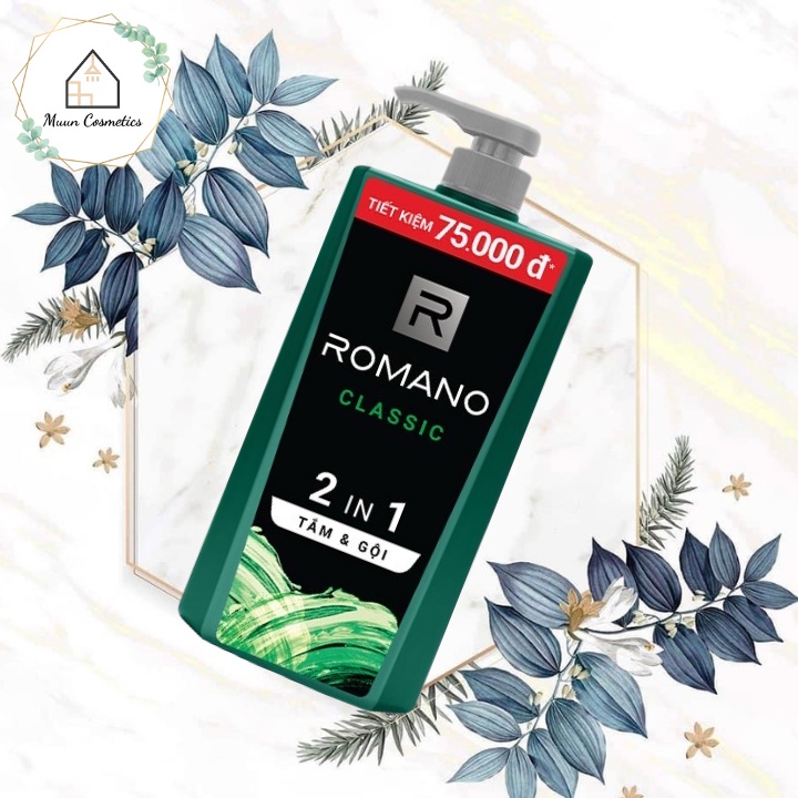 Tắm Gội 2 Trong 1 Romano Classic 900g | Shopee Việt Nam