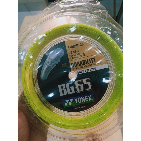 Cước cuộn Yonex BG 65, BG 65 Ti, 66 utm, NG95 chính hãng | Shopee Việt Nam