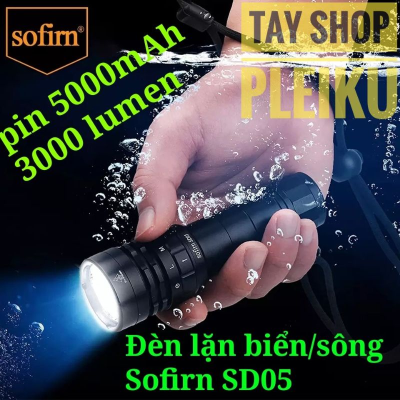 Đèn pin Sofirn SD05 - đèn pin lặn - 21700 5000mAh - đèn lặn sd05 - XHP 50.2/ 3000lm | Shopee ...