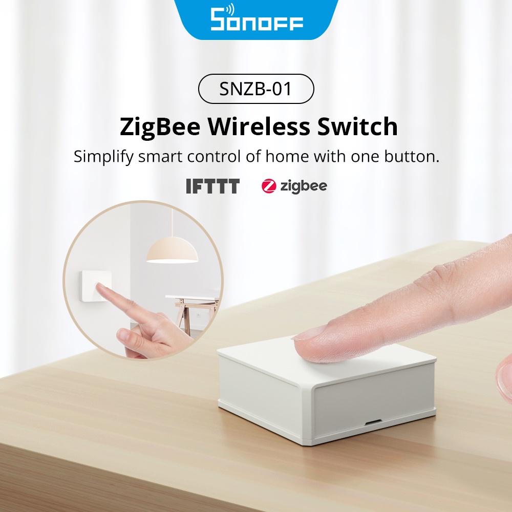 Công Tắc Thông Minh SONOFF SNZB-01 Zigbee Không Dây Sử Dụng Pin Thấp ...