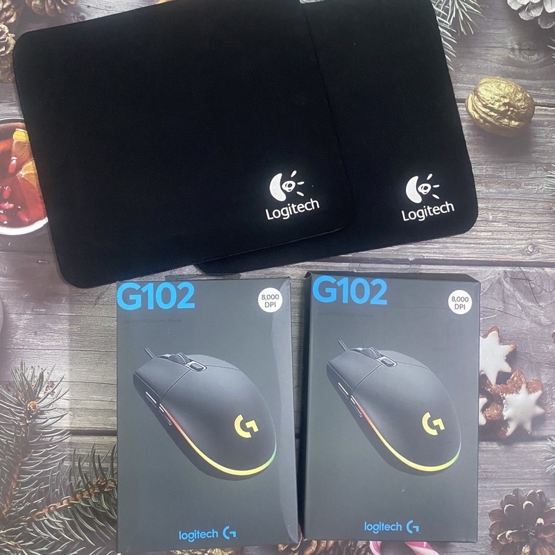 Combo 2 Chuột G102 + 2 Lót Chuột Gaming Logitech G102 Led RGB - Hàng OEM | Shopee Việt Nam