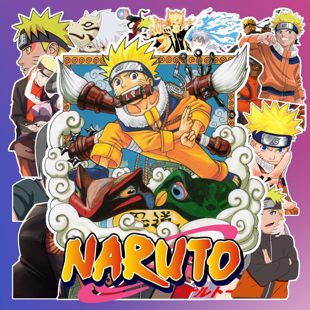 [Set 50 Cái] Sticker anime Naruto,sticker Naruto Shippuden,nhãn dán ...
