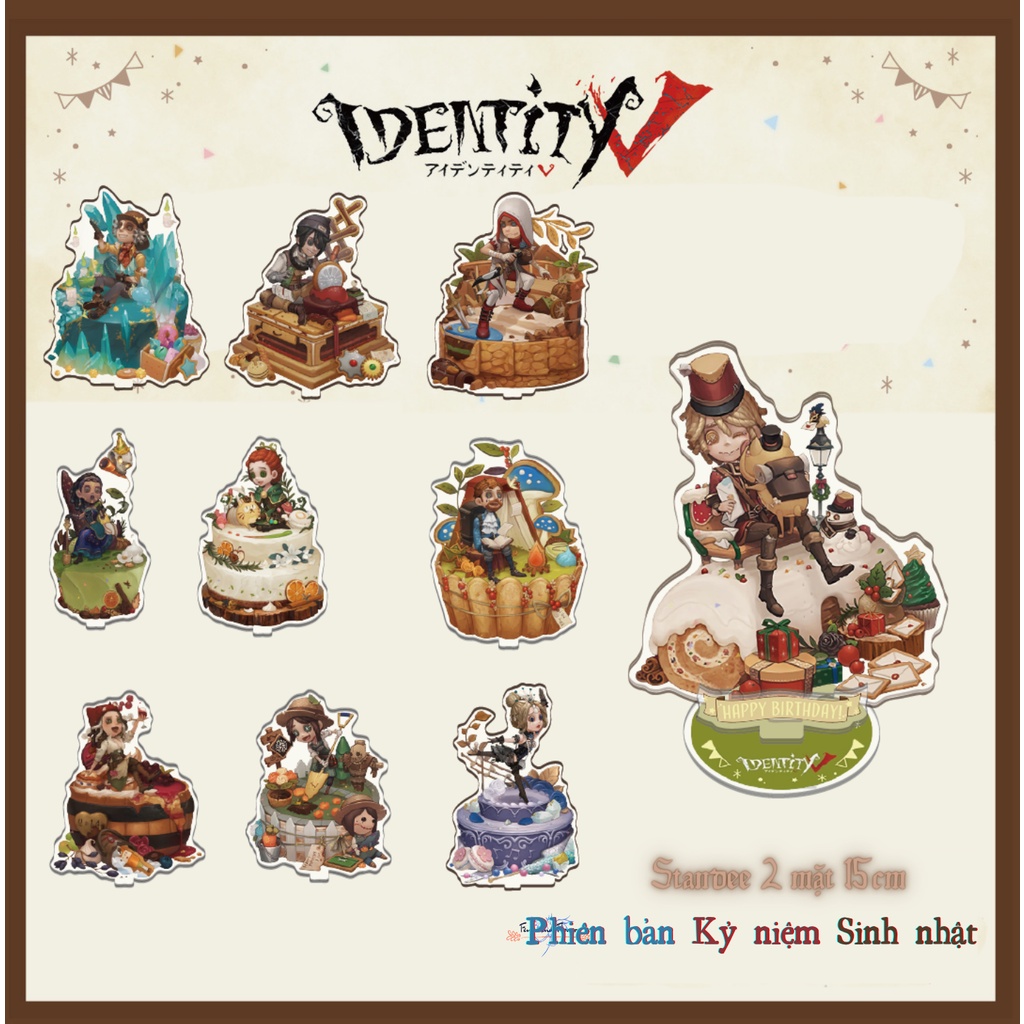 |Order| Móc Khóa Dạng Standee Identity V - Birthday Anniversary Version ...