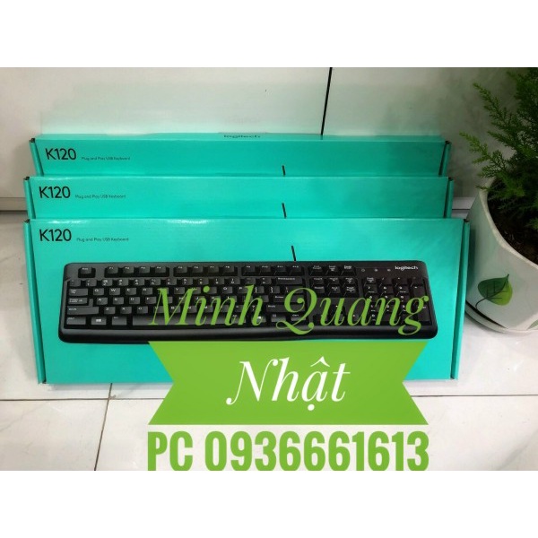 Combo Bộ Phím Chuột Logitech K120 + B100 có dây USB (Đen) - Chính hãng ...