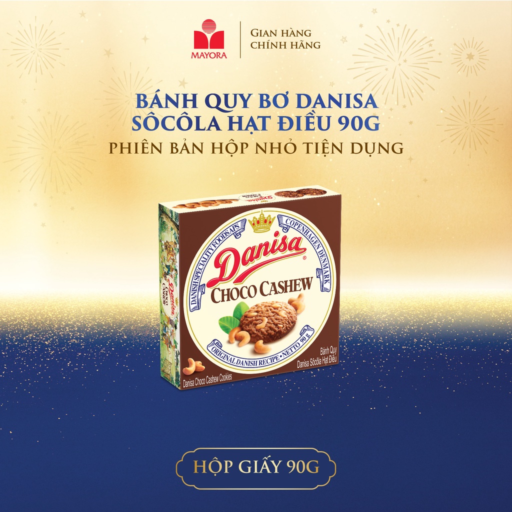Bánh Quy Bơ Danisa Sôcôla Hạt Điều 90g | Shopee Việt Nam