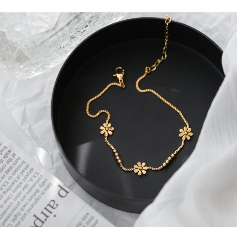 Lắc chân titan hoa cúc Daisy | Shopee Việt Nam