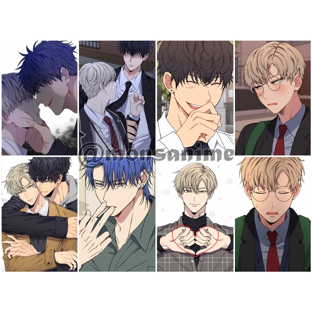 (8 Tấm) Set Poster A4 in hình NGƯỜI TÌNH CỦA JINX BL boylove anime ...