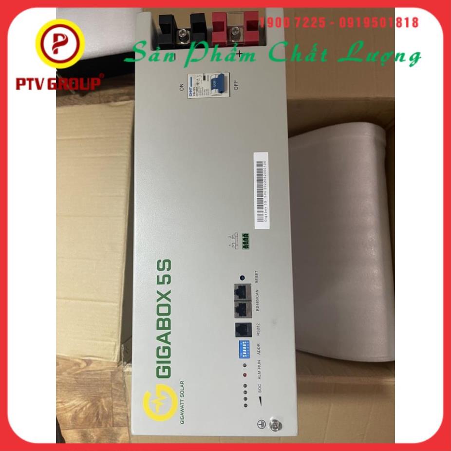 Pin lithium lưu trữ GIGABOX 5S 48V100Ah Giao tiếp Inverter Hybrid ...