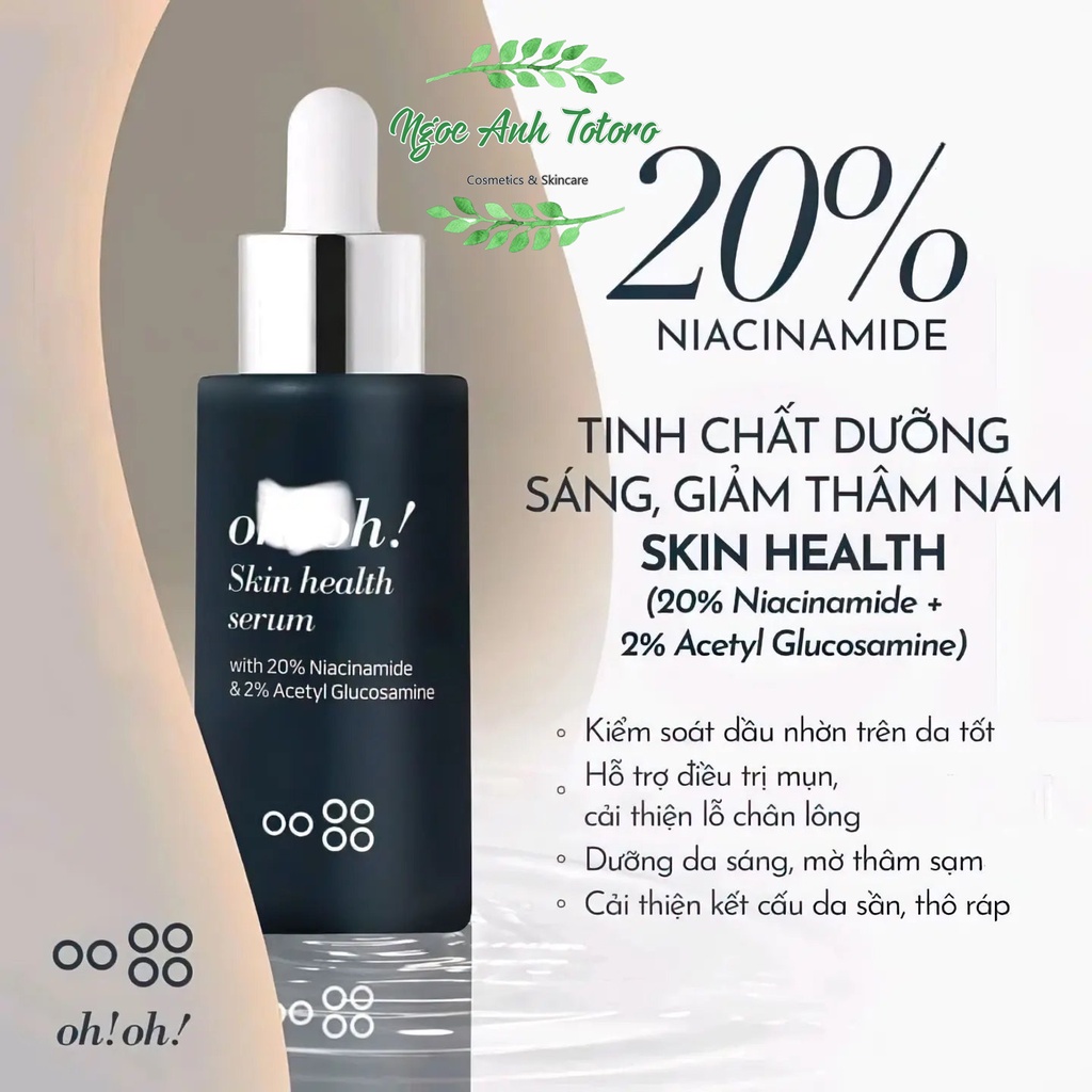 Serum Niacinamide 20% Oh! Oh! dưỡng sáng da giảm thâm nám thu nhỏ lỗ ...