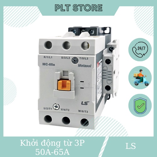 Contactor 3 polles , Khởi động từ 3 pha LS MC-50a , MC-65a (Dùng Rơ le nhiệt MT-63) | Shopee ...
