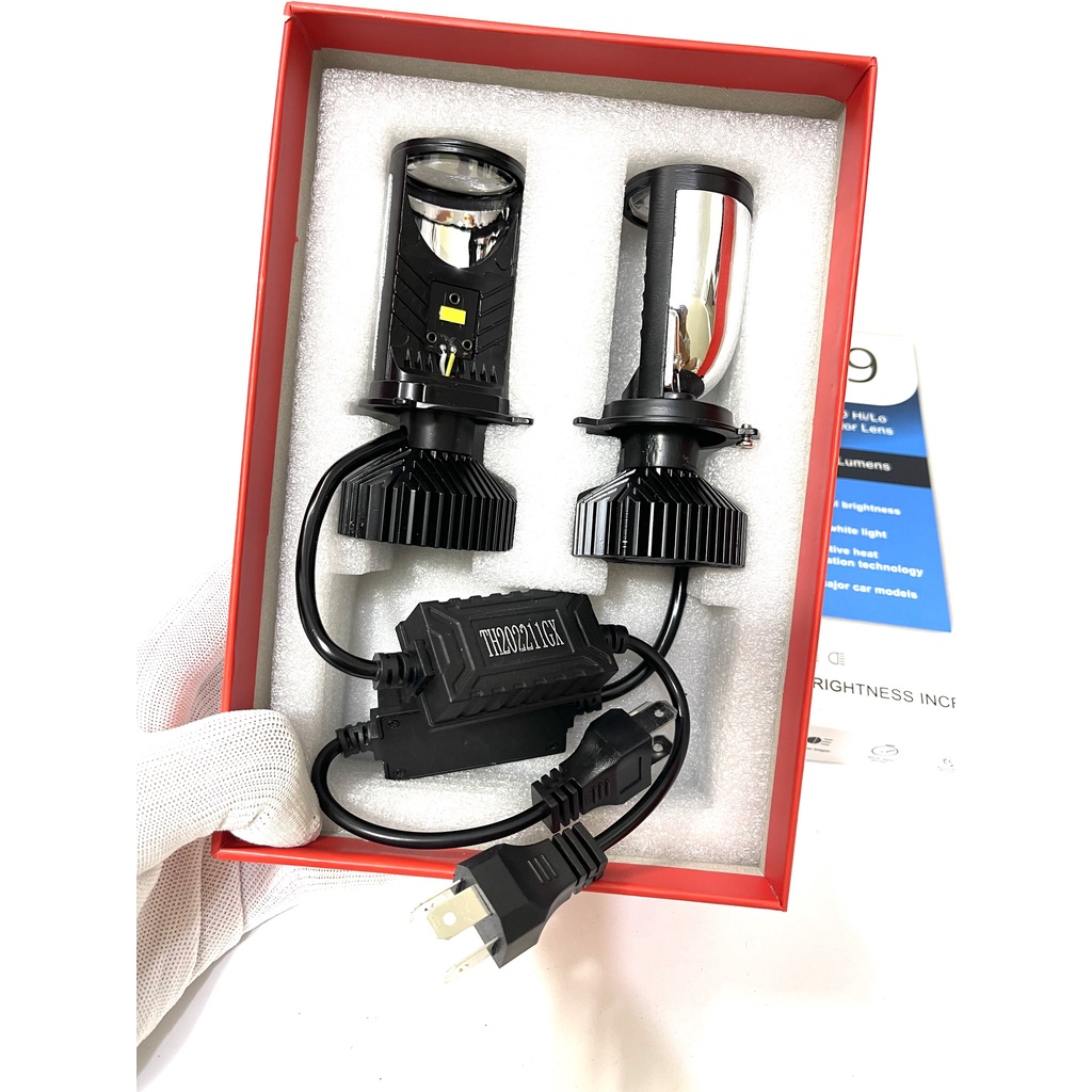 Đèn Pha LED Bi Cầu Mini H4 T9 Công Xuất 65W Lắp Ô tô, Xe Máy | Shopee Việt Nam