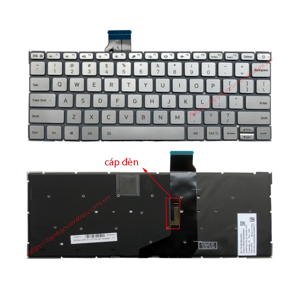 Thay Bàn Phím Laptop Xiaomi MI Air 12.5 TM1612 , Xiaomi Air 13.3 ...