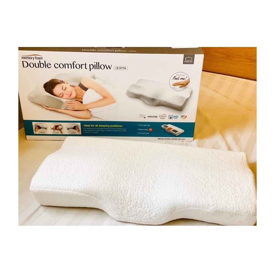 Gối chống ngáy Lock&Lock Memory foam HLW114 | Shopee Việt Nam