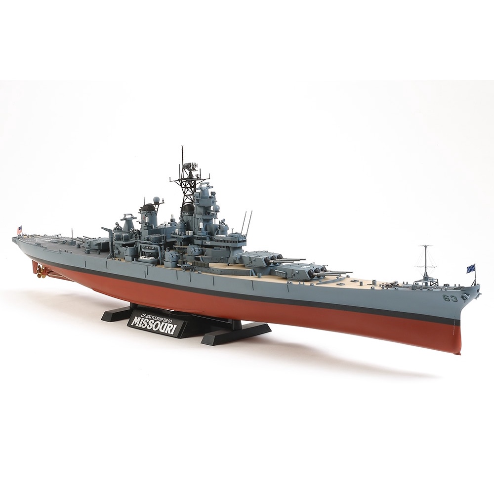 [TAMIYA] 78029 Mô hình chiến hạm quân sự 1/350 SCALE U.S. BATTLESHIP BB ...