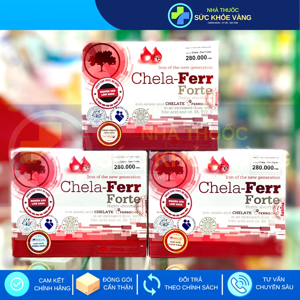 Chela Ferr Forte - Bổ Sung Sắt Hữu Cơ Cho Bà Bầu, Phòng Ngừa Nguy Cơ ...